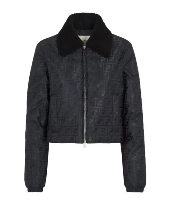 Fendi Ff Motif Short Padded Jacket