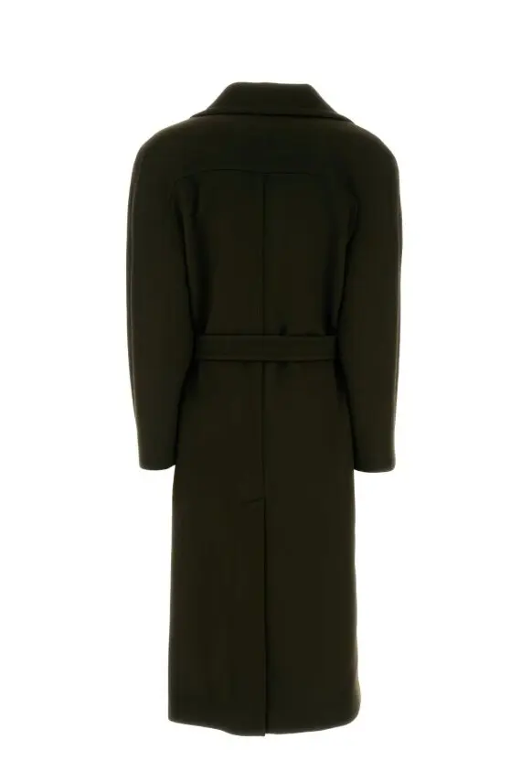 Stella McCartney Belted Long Coat - Black