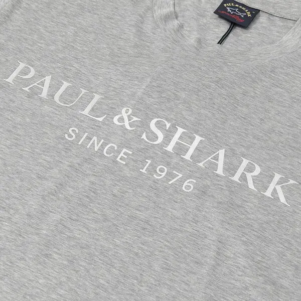 PAUL  SHARK Logo Details T-shirt