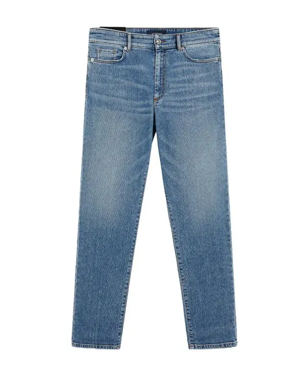 Sportmax Logo Patch Straight Leg Jeans