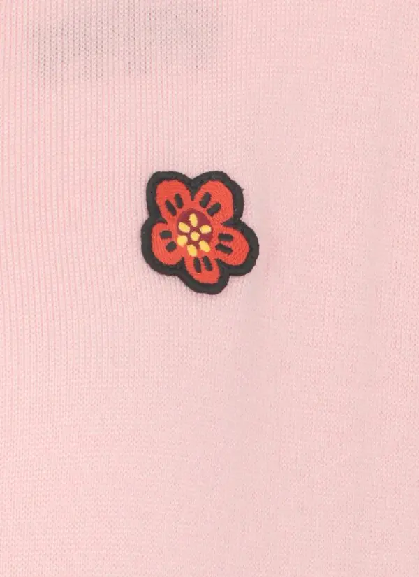 Kenzo Boke Flower Wool Cardigan - Pink