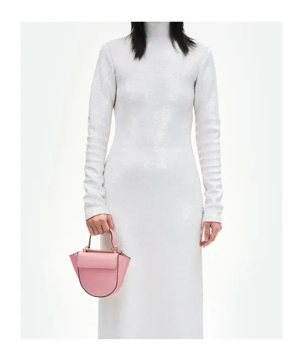 WANDLER Hortensia Piccola Leather Tote Bag - Primrose