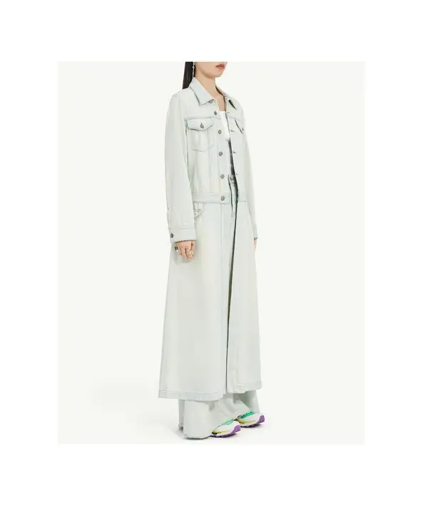 MAISON MARGIELA Long-sleeved Denim Midi Dress