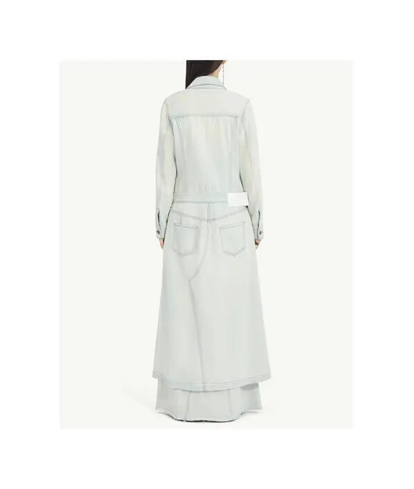 MAISON MARGIELA Long-sleeved Denim Midi Dress