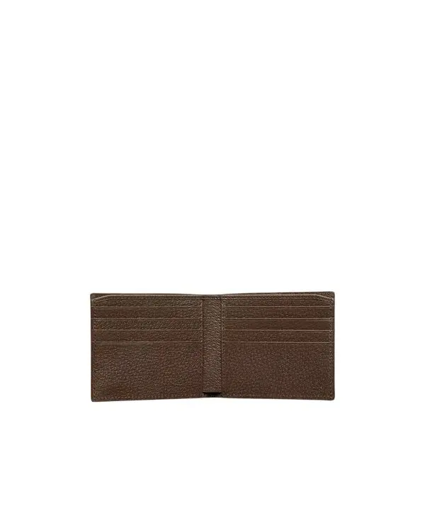 Gucci Monogrammed Bifold Wallet - Beige/ebony