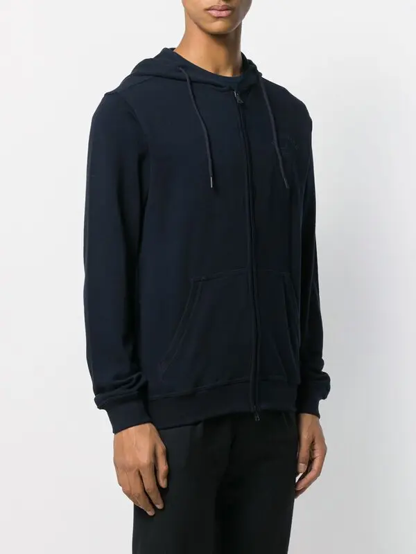 PAUL  SHARK Paul & Shark Hooded Zip-up Jacket With Logo Print