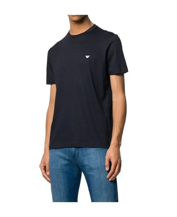 Emporio Armani Navy Blue T-shirt - Black