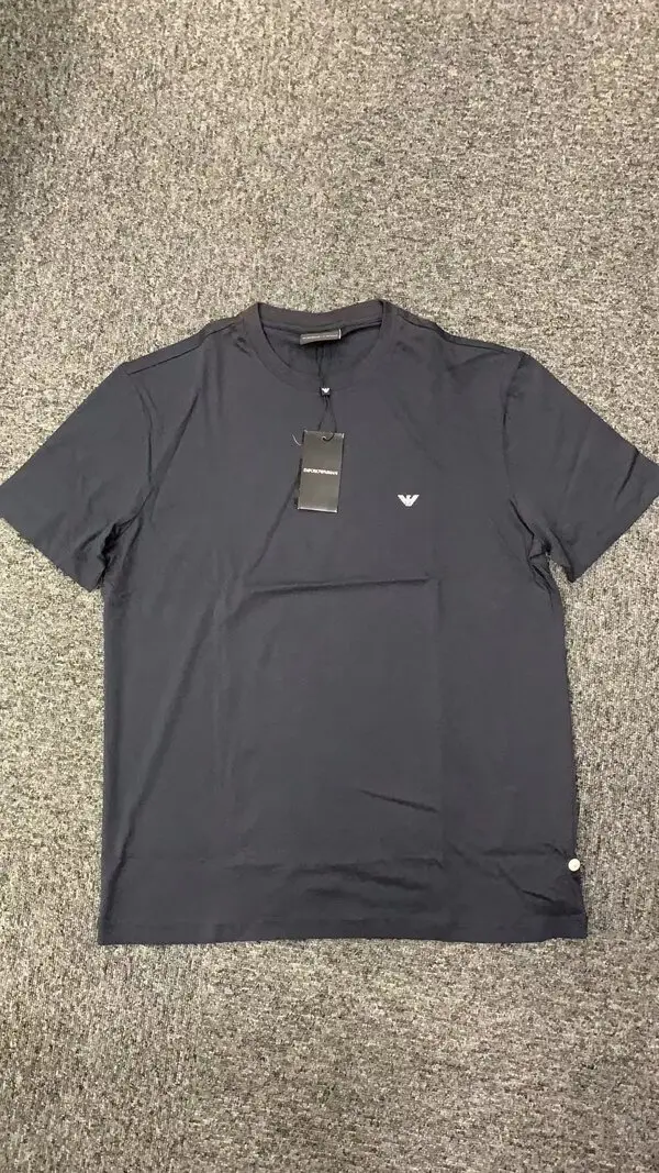 Emporio Armani Navy Blue T-shirt - Black