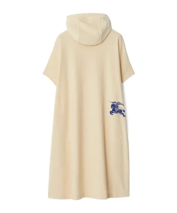 Burberry Towelling Hooded Cotton Dress