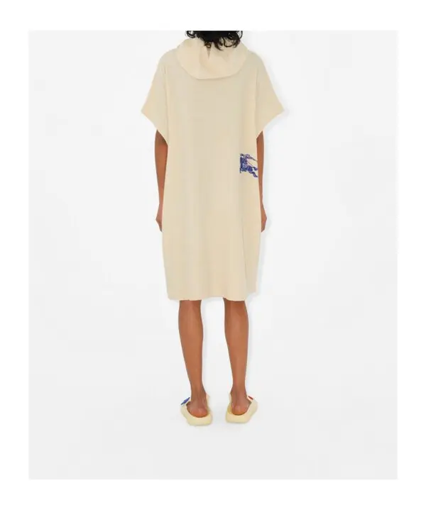 Burberry Towelling Hooded Cotton Dress