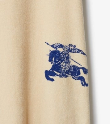 Burberry Towelling Hooded Cotton Dress