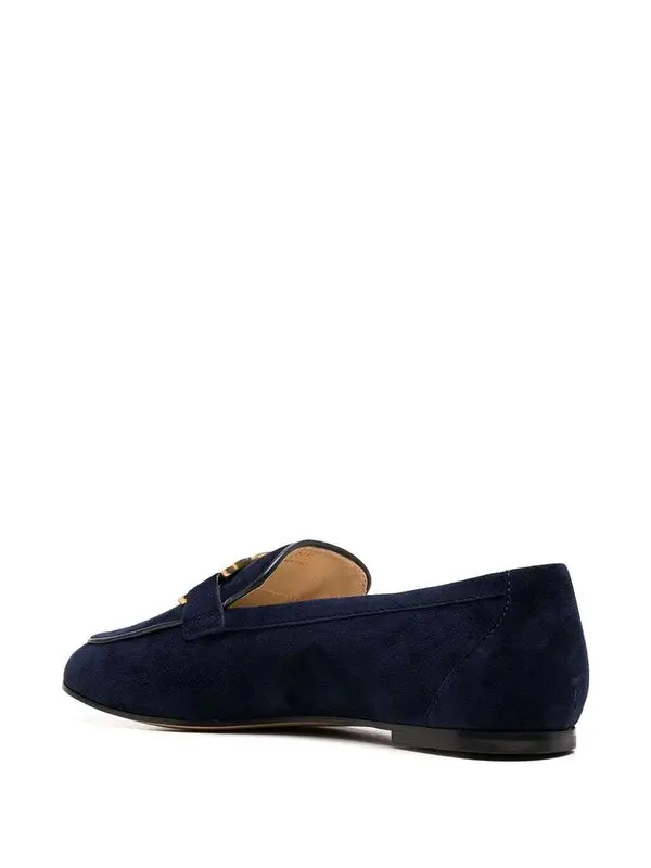 TOD'S Kate Buckle Detail Loafers - Black
