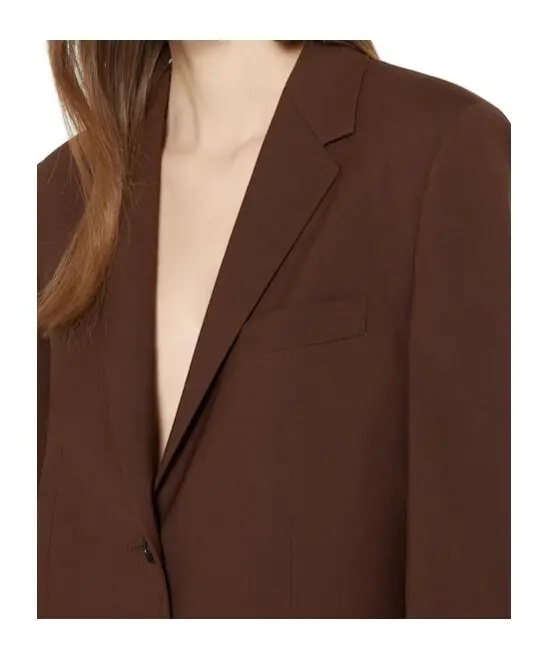 Gucci Single-breasted Wool-blend Blazer With Gg Lining