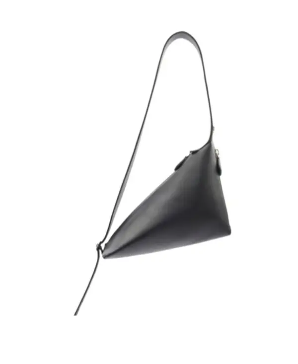 COURREGES Logo Shoulder Bag - Black