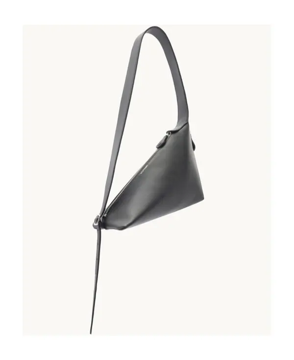 COURREGES Logo Shoulder Bag - Black