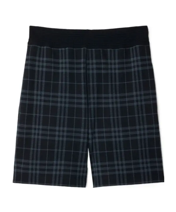 Burberry Check-printed Elasticated Waist Shorts