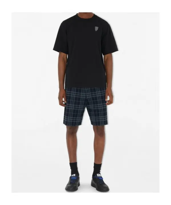 Burberry Check-printed Elasticated Waist Shorts