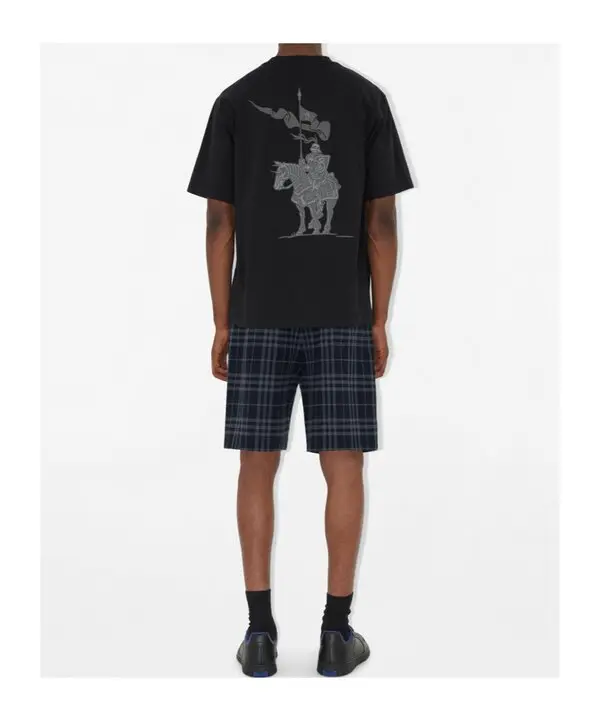 Burberry Check-printed Elasticated Waist Shorts