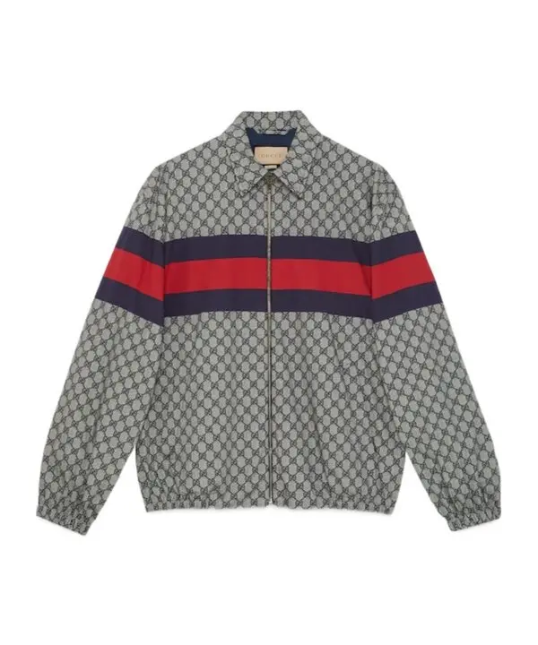 Gucci Gg Printed Zip-up Jacket