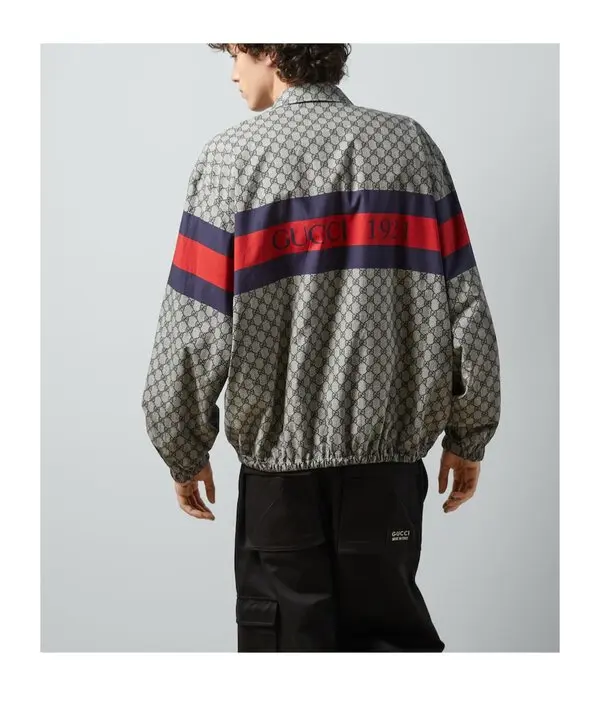 Gucci Gg Printed Zip-up Jacket