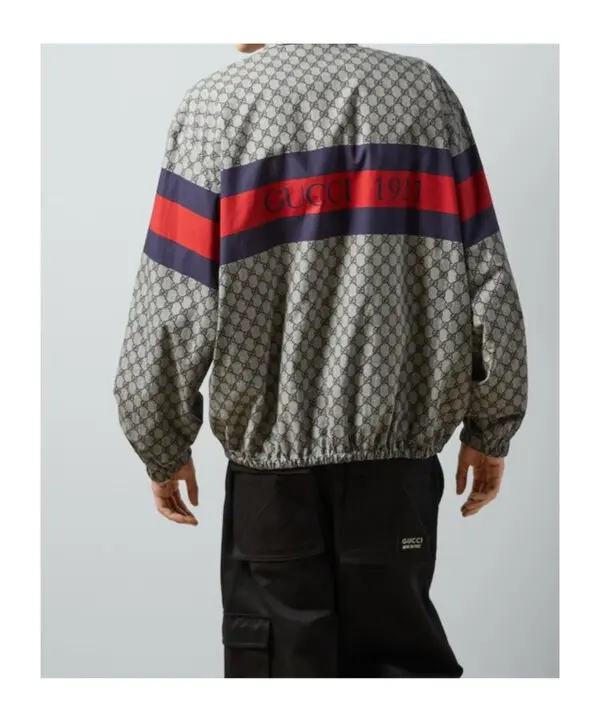 Gucci Gg Printed Zip-up Jacket