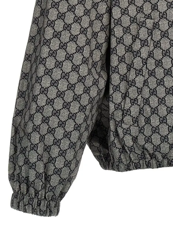 Gucci Gg Printed Zip-up Jacket