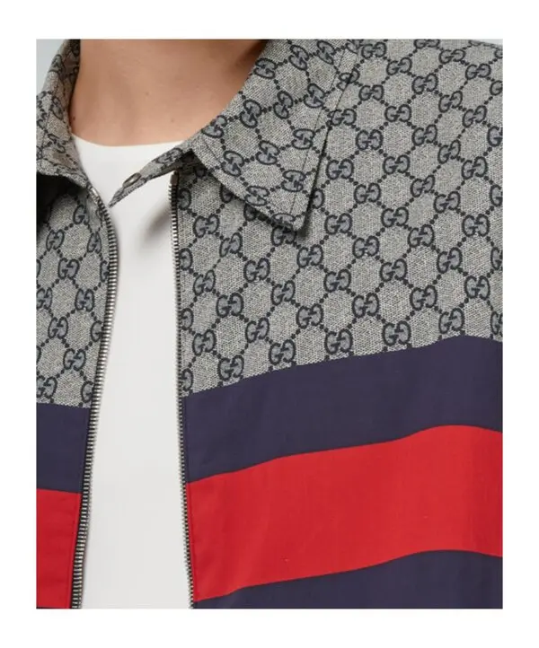 Gucci Gg Printed Zip-up Jacket