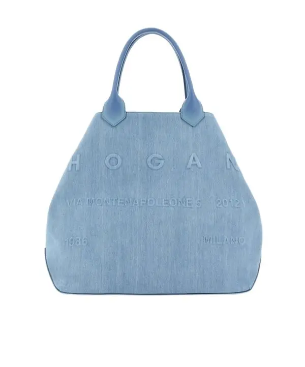 Hogan Large Script Tote Bag