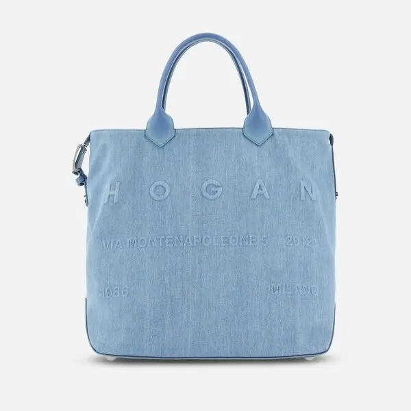 Hogan Large Script Tote Bag