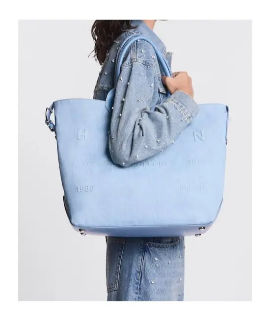 Hogan Large Script Tote Bag