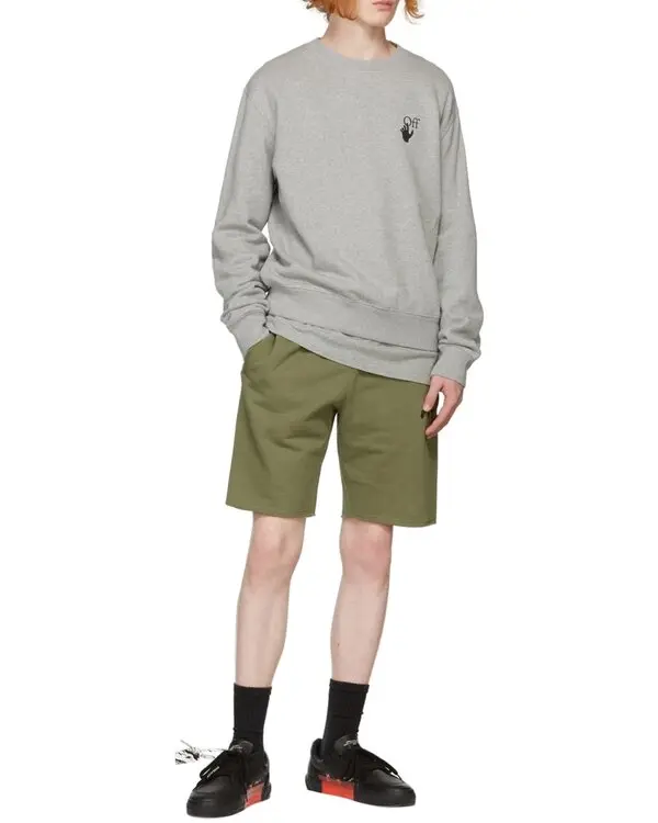 Off-White Logo-print Long-sleeve Sweatshirt