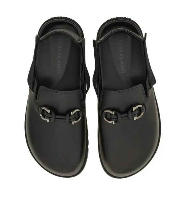 FERRAGAMO Gancini Buckle Mule