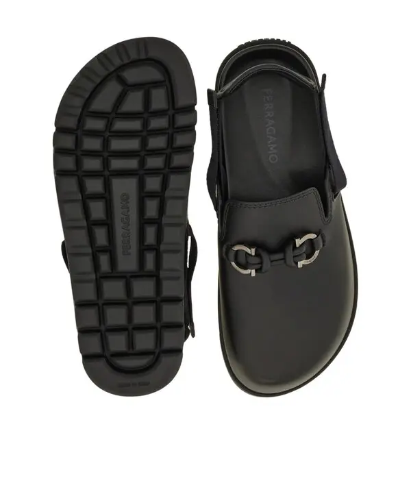 FERRAGAMO Gancini Buckle Mule