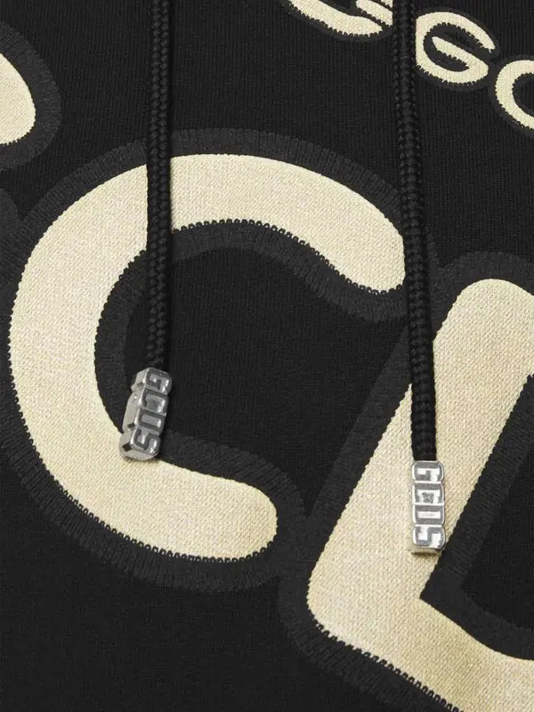 Gcds Logo Printed Drawstring Hoodie