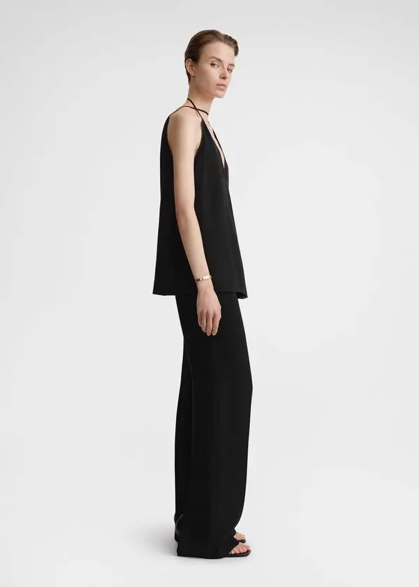 TOTEME Halter Neck Top - Black