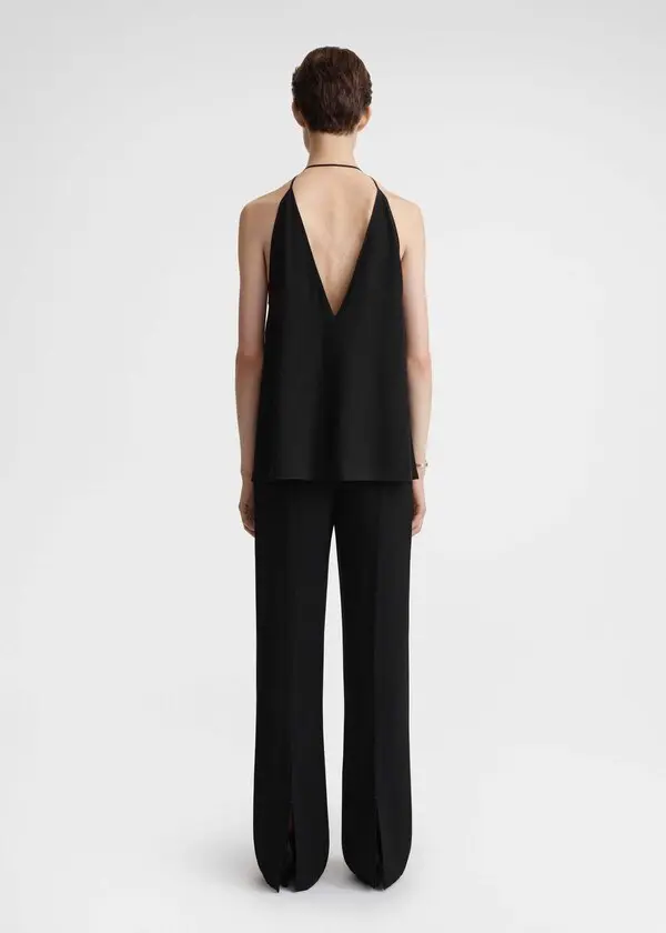 TOTEME Halter Neck Top - Black