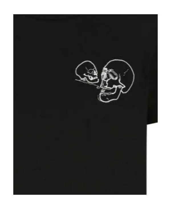 Alexander McQueen Skull Embroidered Crewneck T-shirt