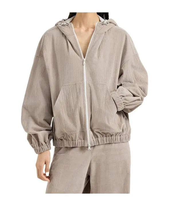 Brunello Cucinelli Corduroy Zip-up Hoodie