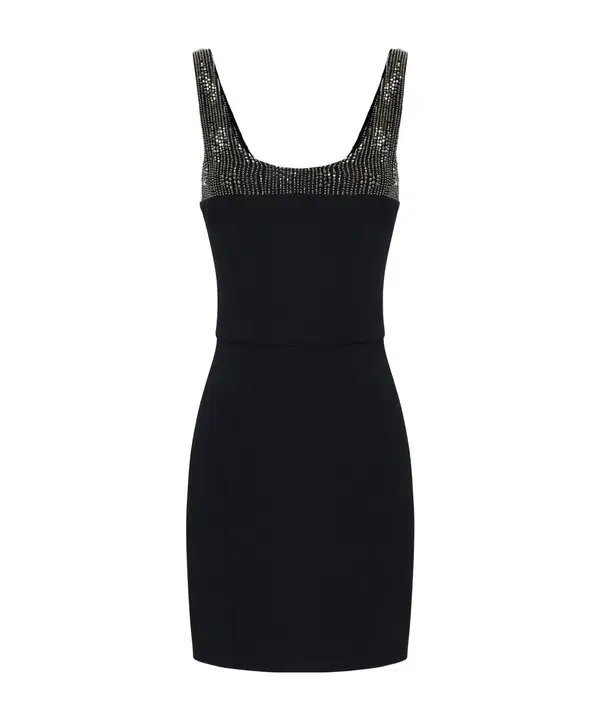 Elisabetta Franchi Embellished Sleeveless Mini Dress