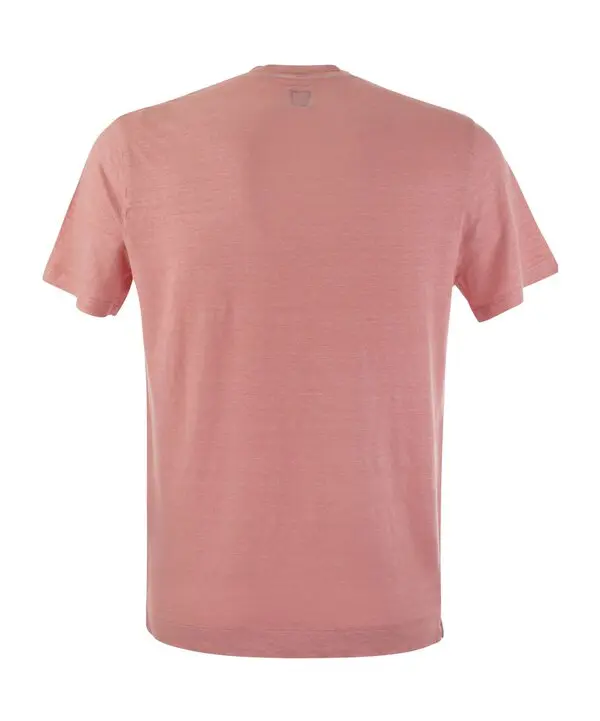 Fedeli Vintage Effect T-shirt - Pink