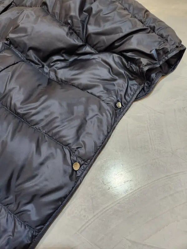 Max Mara Down Cape With Drawcord Hem