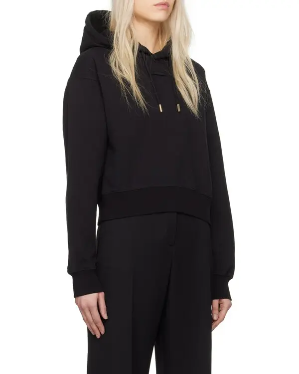 Jacquemus Logo Patch Drawstring Hoodie - Black