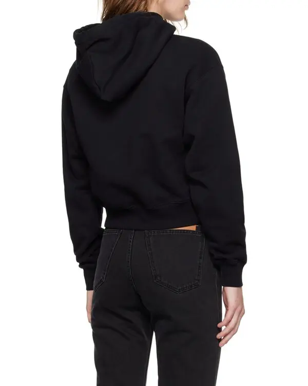 Jacquemus Logo Patch Drawstring Hoodie - Black