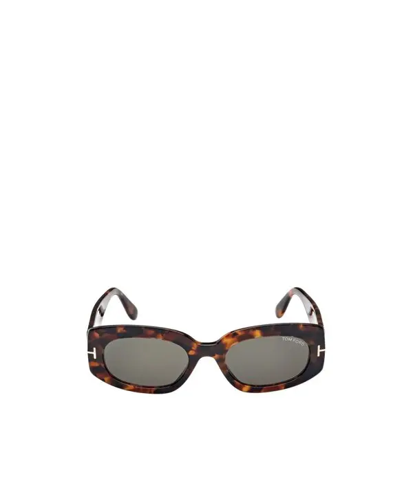 TOM FORD Tortoiseshell Full Rim Sunglasses - Gray