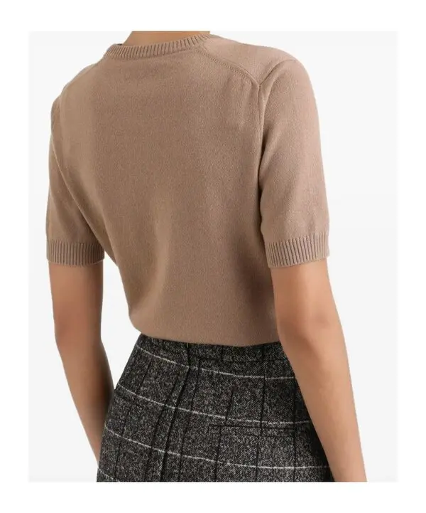 Dolce & Gabbana Short Sleeve Cashmere Sweater