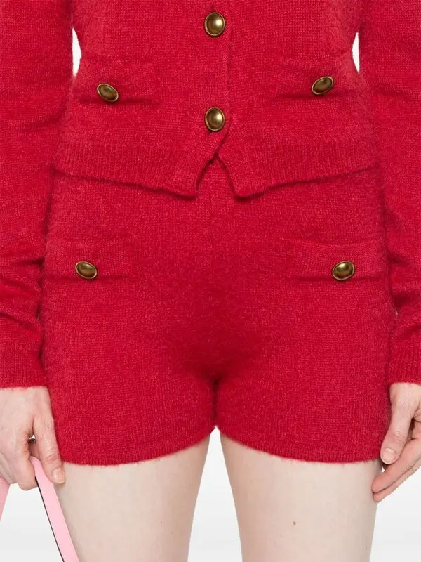 TWINSET Button Detail Knit Shorts