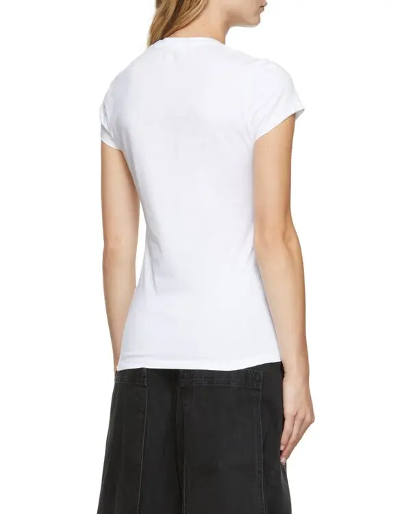Off-White Crewneck Logo T-shirt - White