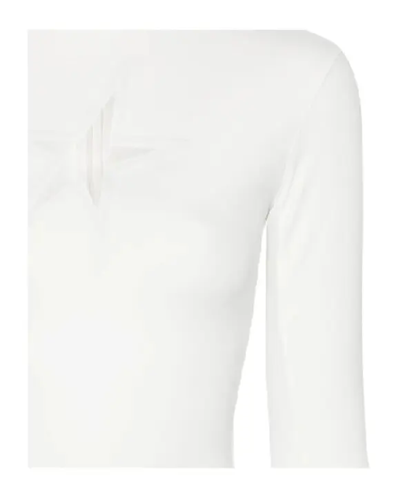 MUGLER Star Cutout Long-sleeve Top