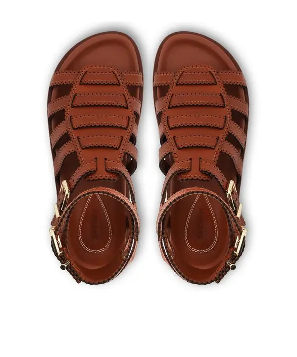 Zimmermann Goldie Sandals - Walnut
