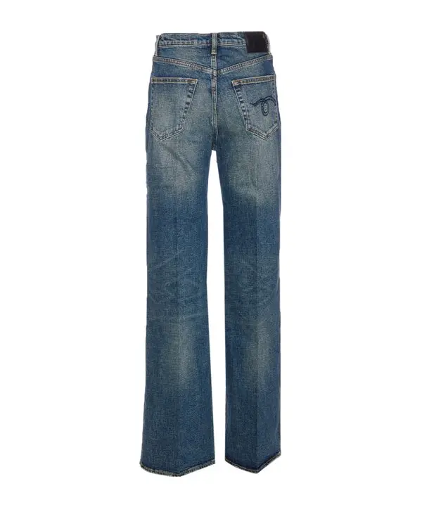 R13 Logo Patch Straight-leg Jeans